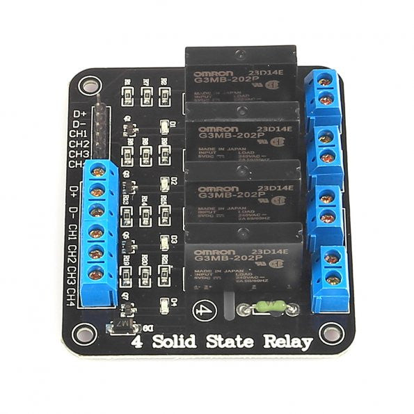 SainSmart 4/8-Channel 5V 2A Solid State Relay, High Level Trigger ...