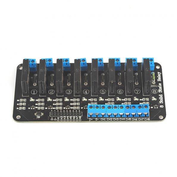 SainSmart High Level trigger 8-channel 5v Solid State Relay Module Board SSR – SainSmart.com