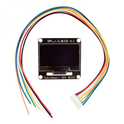 SainSmart 1.3" SPI Serial 128X64 OLED Module For Arduino – SainSmart.com