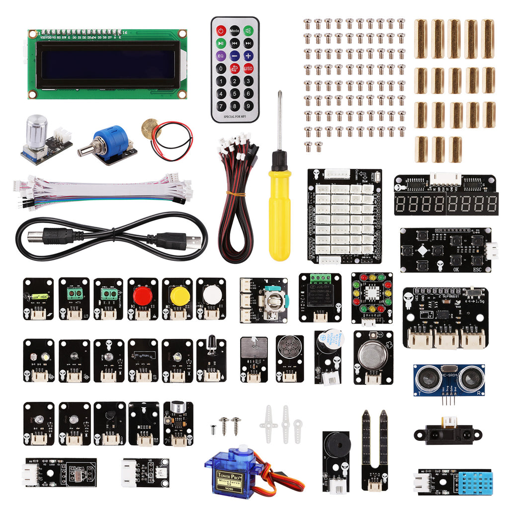 [Discontinued] Plug and Play Sensor Module Kit (40 in 1) for Arduino ...