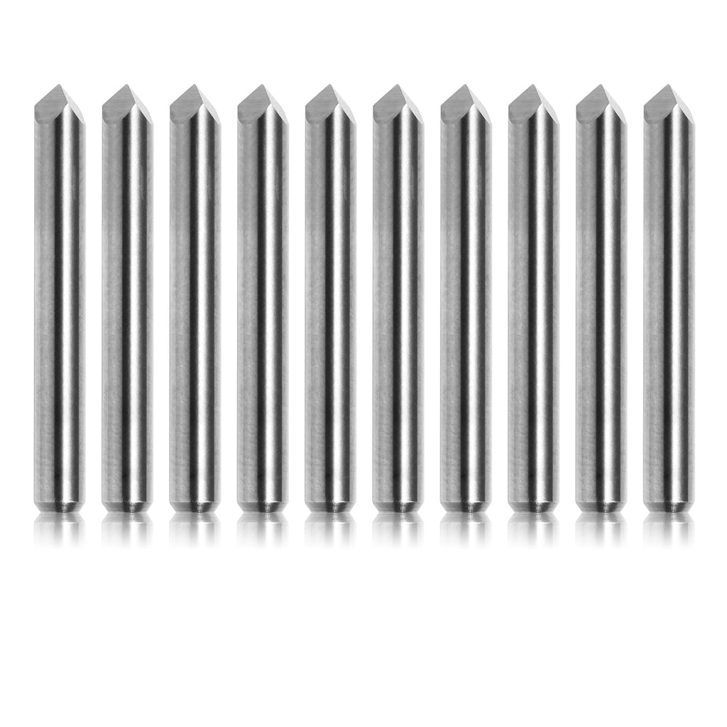 Genmitsu TR10 Series, Triangular V-Bit, 0.1mm, 1/8'' Shank, 10Pcs CNC ...