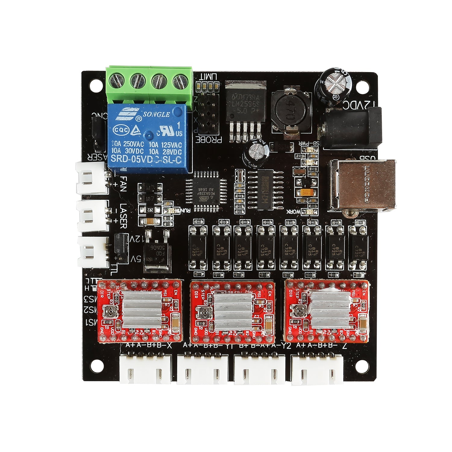 [Discontinued] [Open Box] 3-Axis GRBL USB Driver Controller Board ...