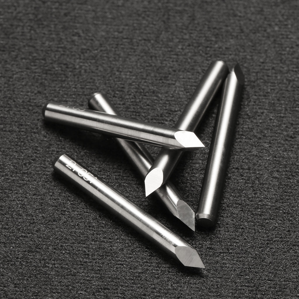 Genmitsu TR10 Series, Triangular V-Bit, 0.1mm, 1/8'' Shank, 10Pcs CNC ...