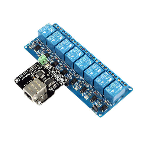 [Discontinued] SainSmart Web TCP/IP 10A 8-Ch Relay Remote Control Kit – SainSmart.com
