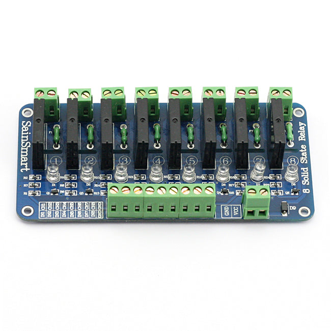 8-Channel 5V Solid State Relay Module – SainSmart.com