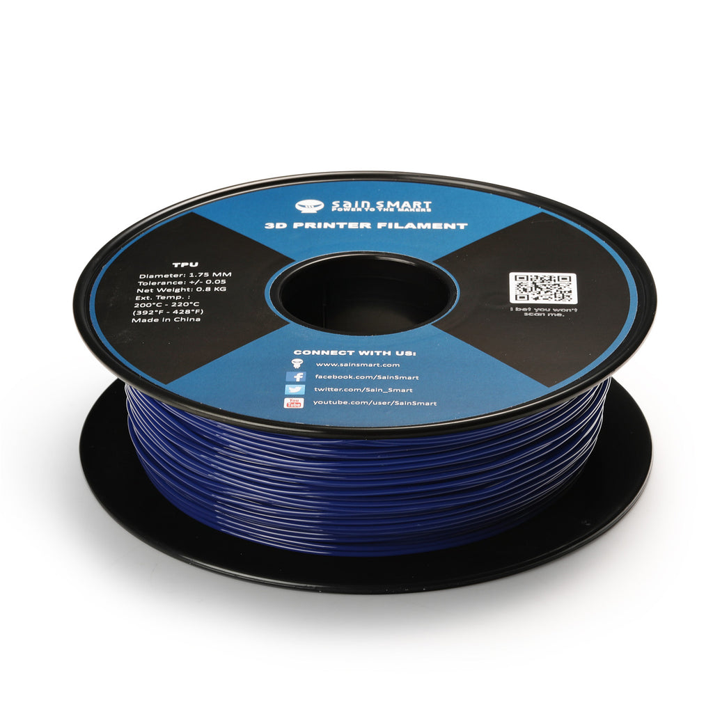 Galaxy Blue, Flexible TPU Filament 1.75mm 0.8kg/1.76lb – SainSmart.com