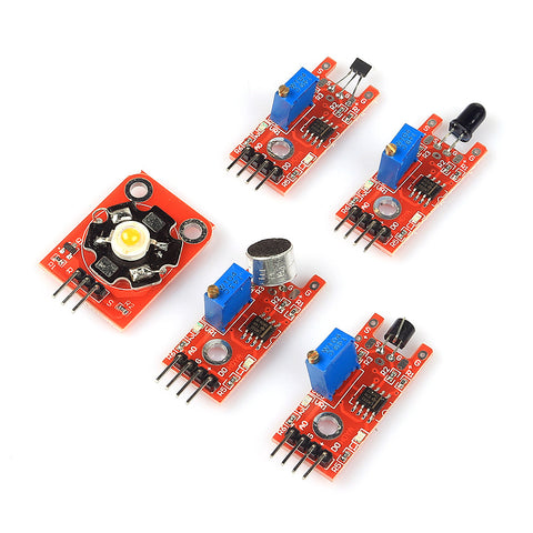 SainSmart New 24 in 1 Modules Sensor Starter Kit for Arduino UNO ...