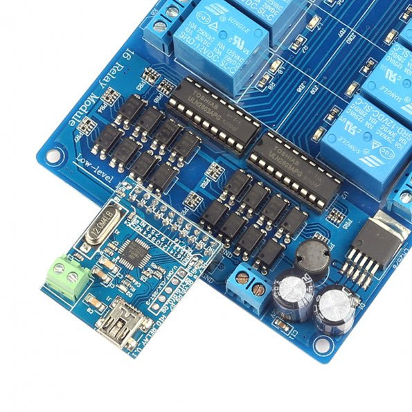 [Discontinued]16-Channel USB HID Programmable Control Relay Module[US ...