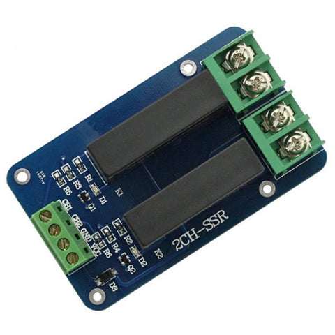 SainSmart 2 Channel SSR-2F Solid State Relay 3V-32V 5A For AVR DSP ...