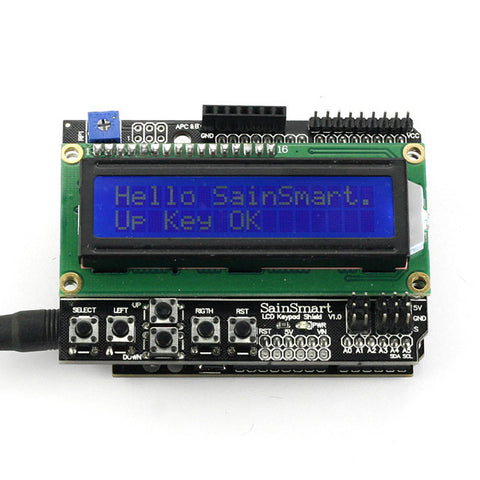 SainSmart UNO R3 Improved Version +SainSmart Keypad Shield 1602 LCD Module V3 Display For ...