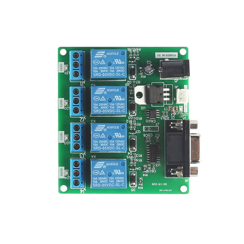 SainSmart 2-Channel RS232 Serial Control Relay Switch Board – SainSmart.com