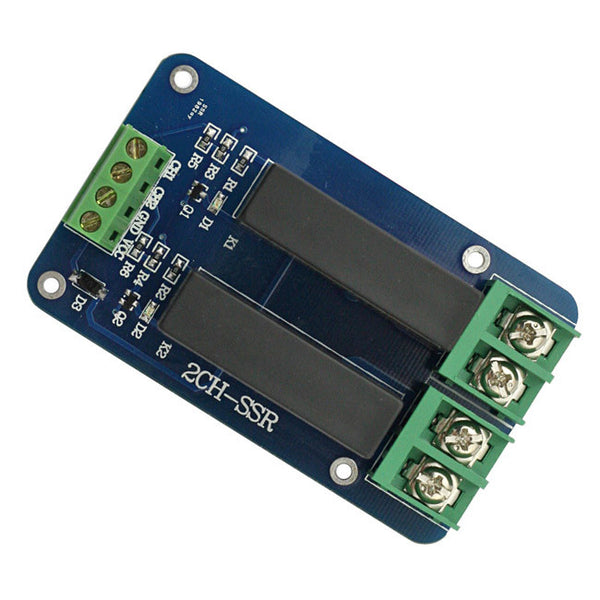 SainSmart 2 Channel SSR-2F Solid State Relay 3V-32V 5A For AVR DSP ...