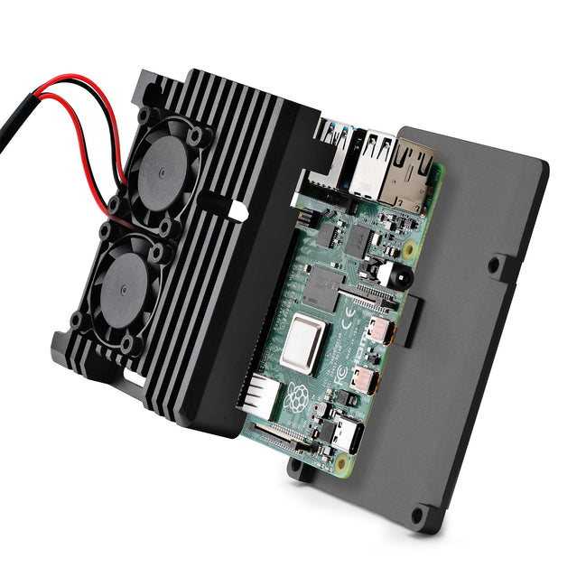 [Discontinued] SainSmart Aluminum Alloy Case for Raspberry Pi 4B with ...