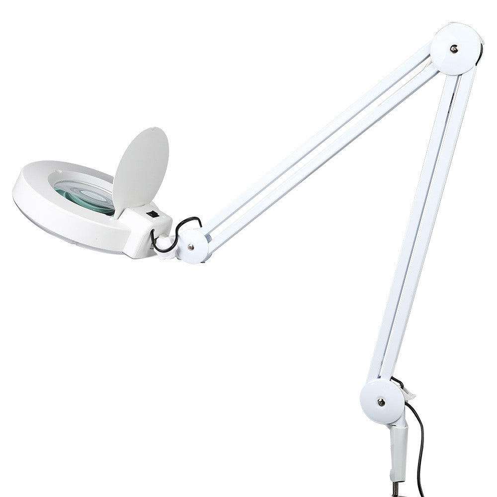 [Discontinued] Premium 5x Desk Table Clamp Magnifier Lamp Light Magnif ...