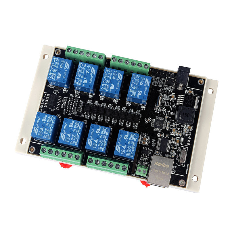 SainSmart RJ45 TCP/IP Remote Controller Board With 8 Channels Relay Integrated – SainSmart.com