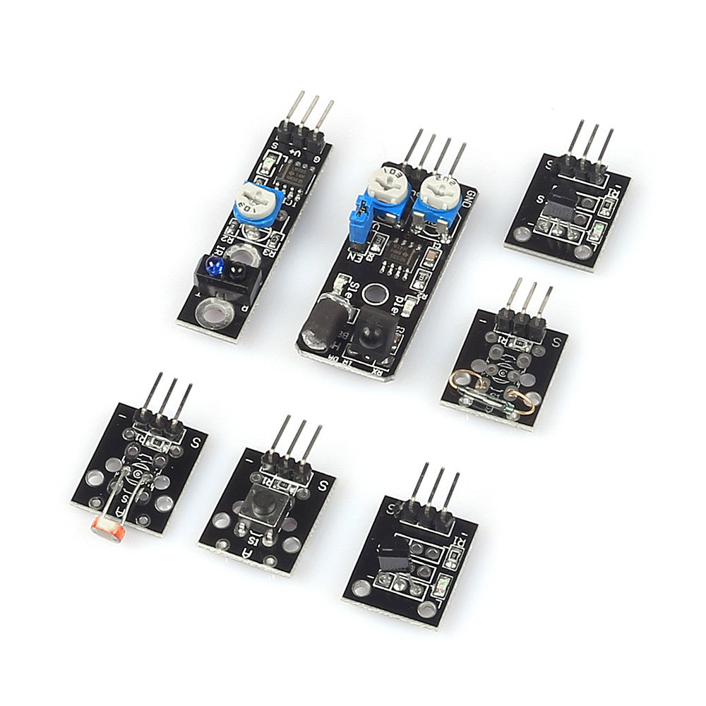 SainSmart New 24 in 1 Modules Sensor Starter Kit for Arduino UNO ...