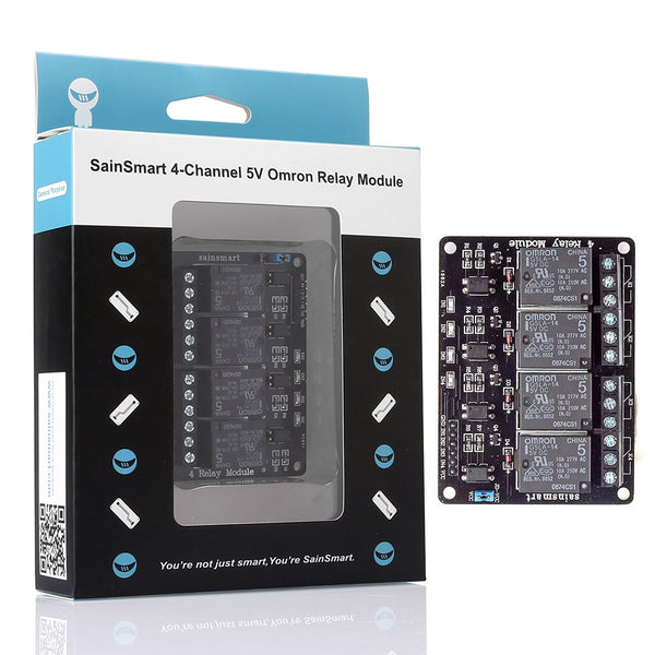OMRON 2/4/16 Channel 5V Optocoupler Relay Module – SainSmart.com