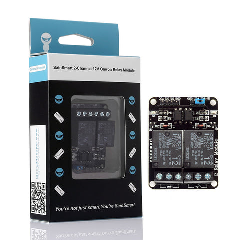 OMRON 12V 2 Channel Relay – SainSmart.com