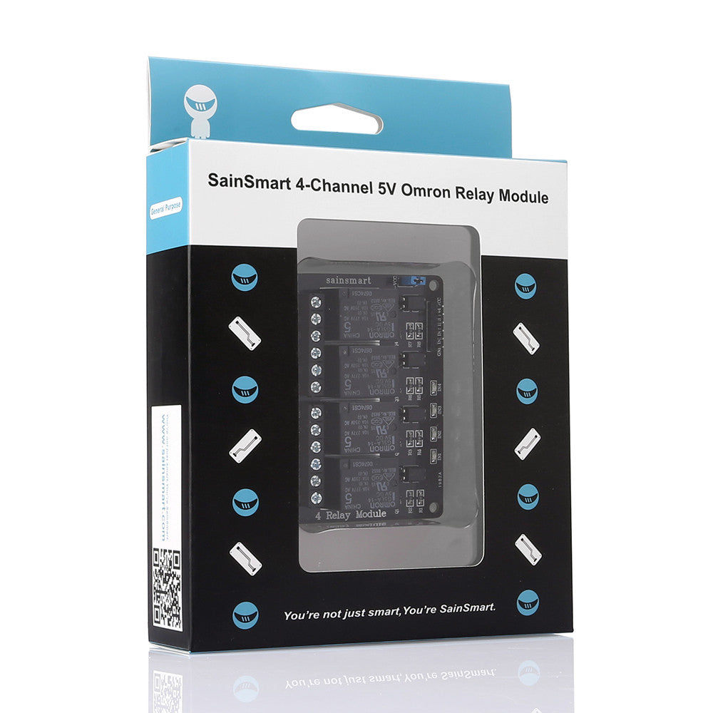 OMRON 2/4/16 Channel 5V Optocoupler Relay Module – SainSmart.com