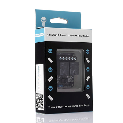 OMRON 12V 2 Channel Relay – SainSmart.com