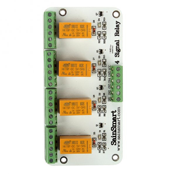 SainSmart 4 channel signal relay Board For Arduino UNO MEGA 2560 R3 ...