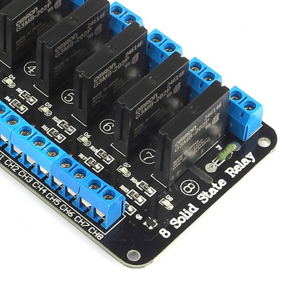 SainSmart High Level trigger 8-channel 5v Solid State Relay Module ...