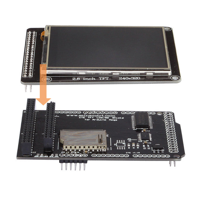 [Discontinued] SainSmart 2.8" TFT LCD Touch Screen Display + 5" TFT/SD ...