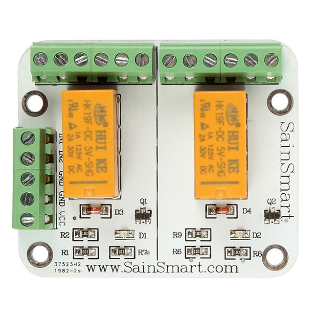 SainSmart 2 channel Signal Relay Module Board,For Arduino UNO MEGA 2560 ...