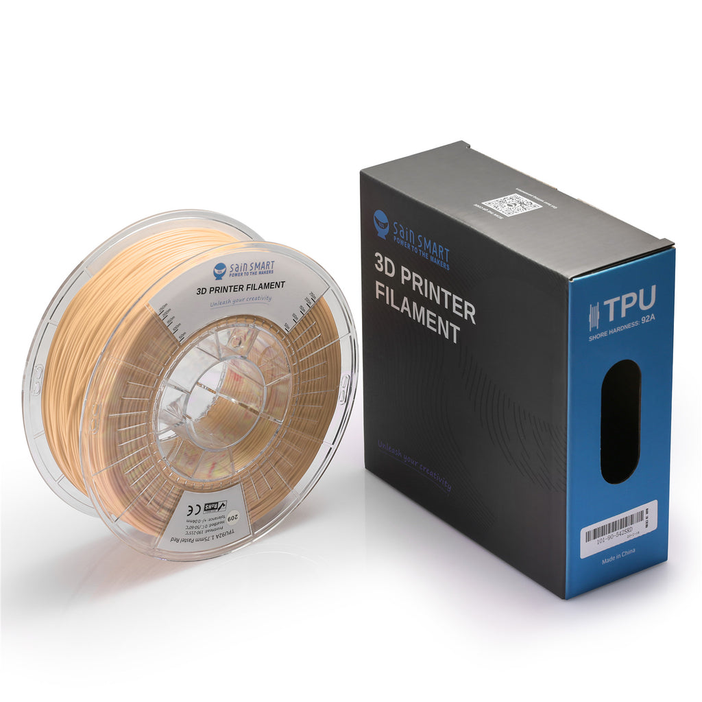 Pastel Color, 1.75mm 92A Flexible TPU Filament, 1KG – SainSmart.com