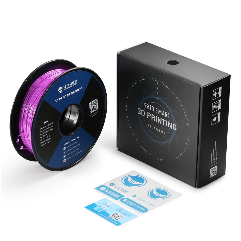 Neon Magenta, Cyberpunk Color TPU 1.75mm Filament 0.8kg/1.76lb ...