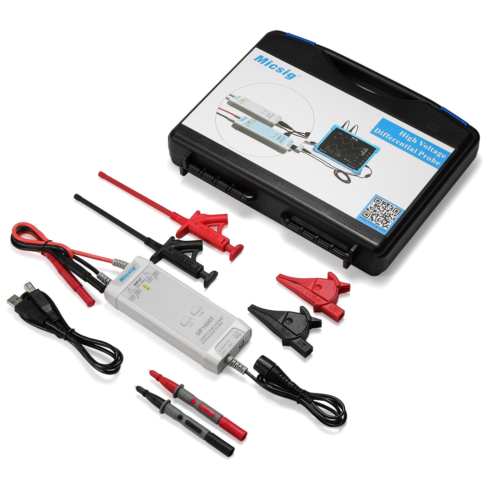 [Discontinued] Micsig DP700 High Voltage Differential Probe Kit ...