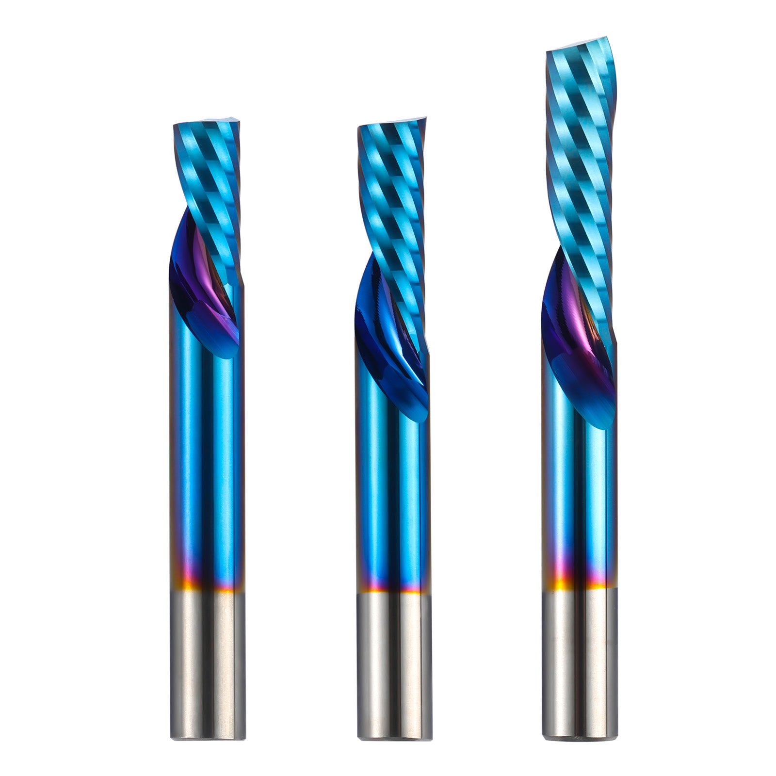 Genmitsu SD03A,1/4'' Shank, Single Flute Spiral Downcut Cutter, 3-Pack ...