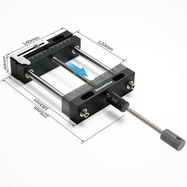 Genmitsu Aluminum Bench Vise Clamp 10.2" x 5.5" x 1.6" | SainSmart ...
