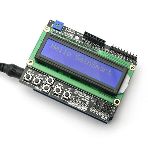 SainSmart UNO + 1602 LCD Keypad Shield V3 for Arduino UNO MEGA R3 ATMEL AVR – SainSmart.com
