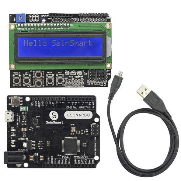 SainSmart Mega2560 R3 + 1602 LCD Keypad Shield V3 For Arduino UNO MEGA R3 ATMEL AVR – SainSmart.com