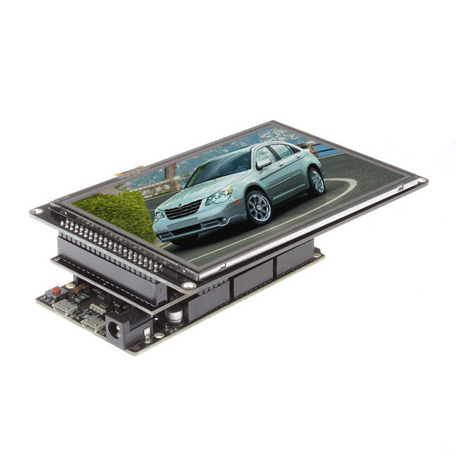 SainSmart Due + 5" LCD Touch Panel SD Card Slot + TFT LCD Shield Kit ...