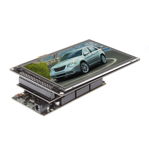 SainSmart Due + 5" LCD Touch Panel SD Card Slot + TFT LCD Shield Kit ...