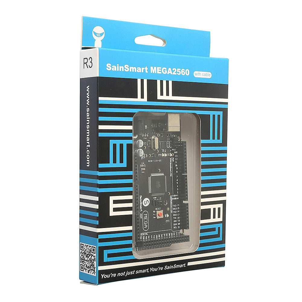 Mega 2560 R3 ATmega2560-16AU, Arduino Compatible – SainSmart.com