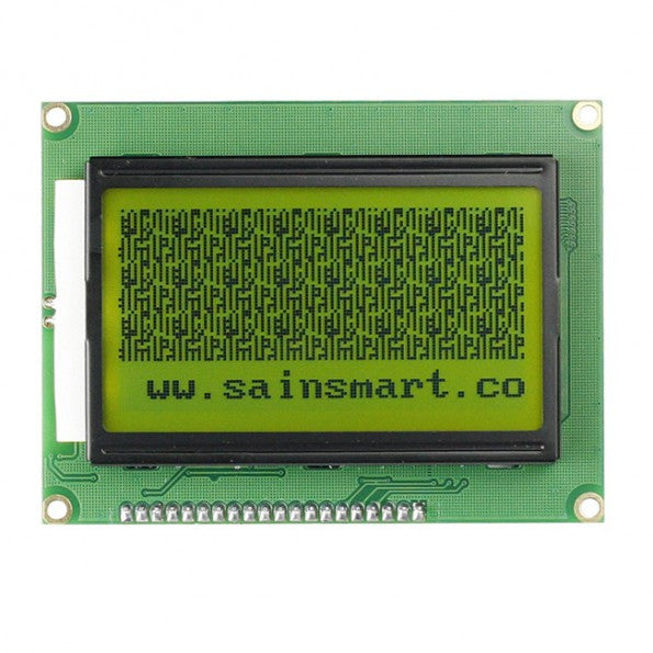 SainSmart 12864 128x64 Graphic Yellow LCD Display Module Backlight For ...