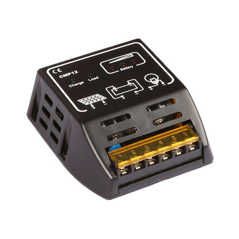 CMP Solar Panel Charge Controller Regulator 10A 12V/24V Black New ...