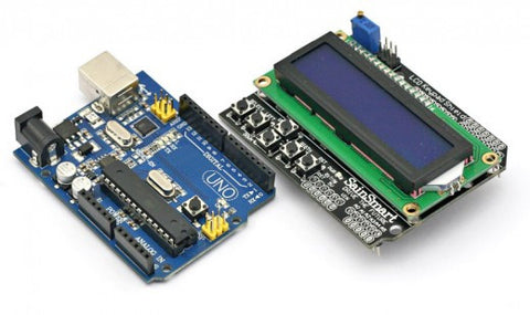 SainSmart UNO+1602 LCD Keypad Shield Kit 4 Arduino AVR ATMEL ATmega328 – SainSmart.com