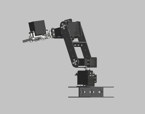 SainSmart 5-Axis Control Palletizing Robot Arm Model DIY w/Arduino Controller & Servos DIY ...