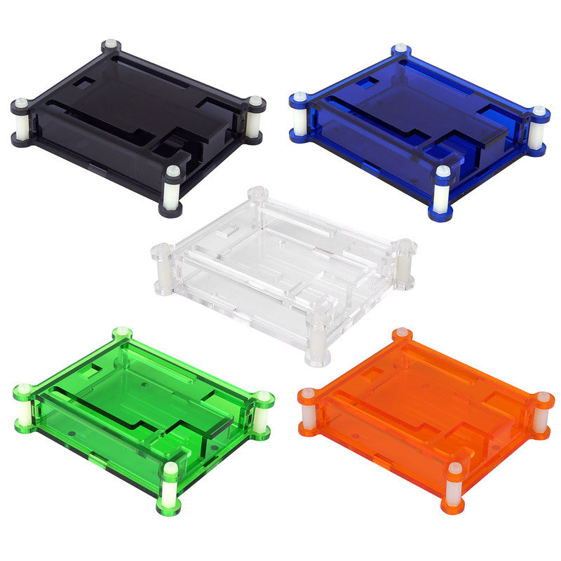 Case Enclosure Gloss Transparent Acrylic Box for Arduino UNO ...