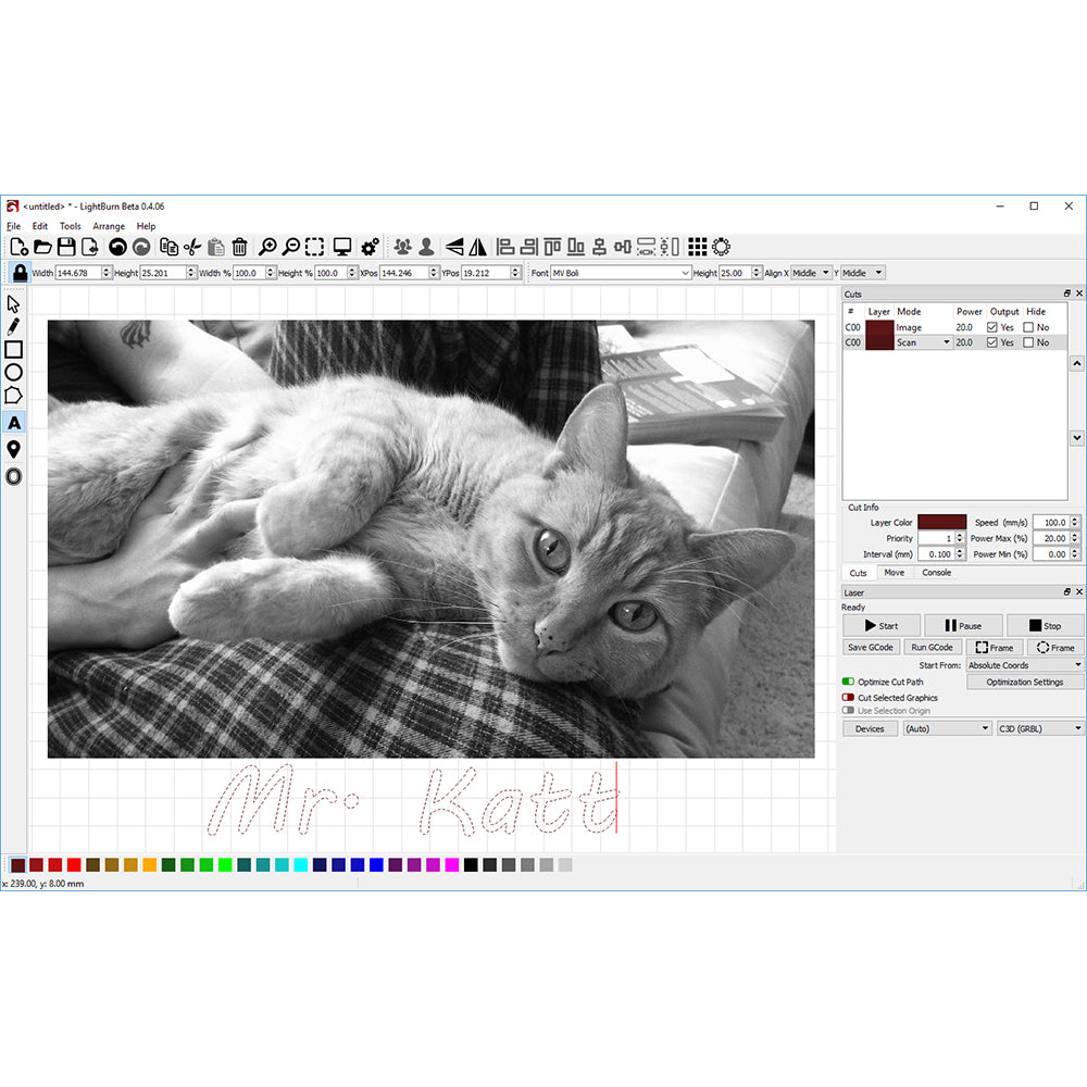 [Bundle] LightBurn Core License Key – SainSmart.com