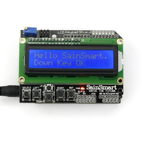 SainSmart UNO R3 + LCD1602 Keypad Shield Starter Kit For Arduino MEGA328P-AU – SainSmart.com