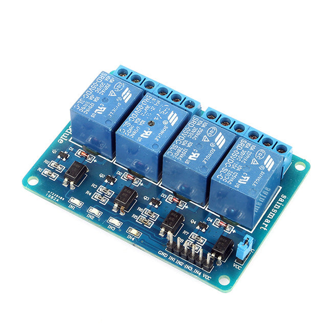 SainSmart 4-Channel 5V Relay Module for Arduino Raspberry Pi ...