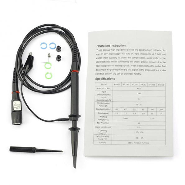 [Discontinued] SainSmart P4100 Universal 100:1 High Voltage Probe for ...