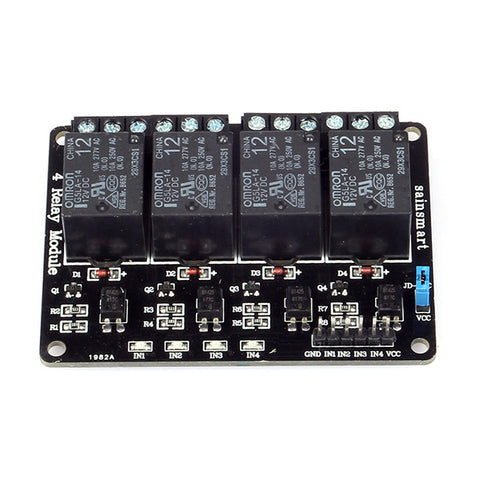 OMRON 4 Channel 12V Relay – SainSmart.com