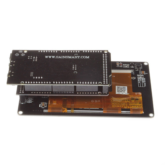 SainSmart Due + 5" LCD Touch Panel SD Card Slot + TFT LCD Shield Kit ...