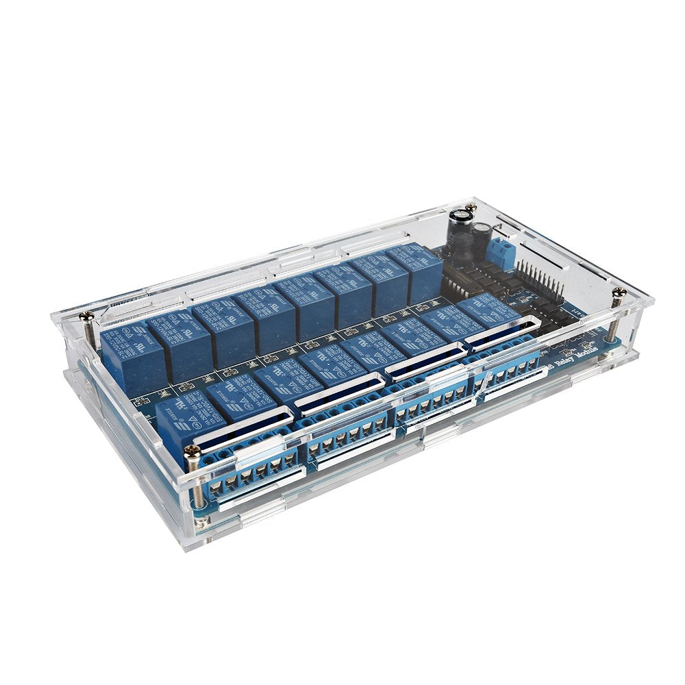 [Discontinued] SainSmart 16-CH Relay Module with Acrylic Case ...